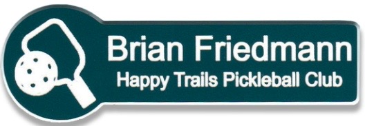 Name Tags - Sun City Center Pickleball Club